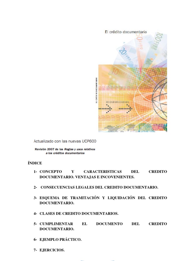 Credito Documentario | PDF | Carta de crédito | Bancos