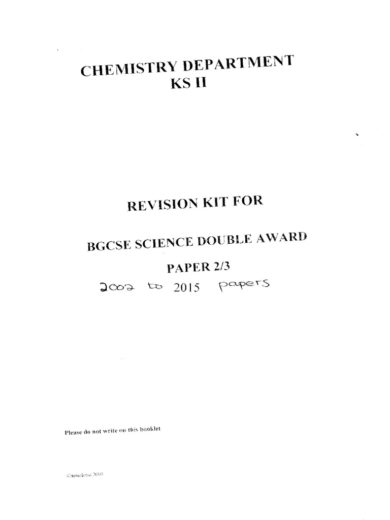 Double Award p2 And3 | PDF