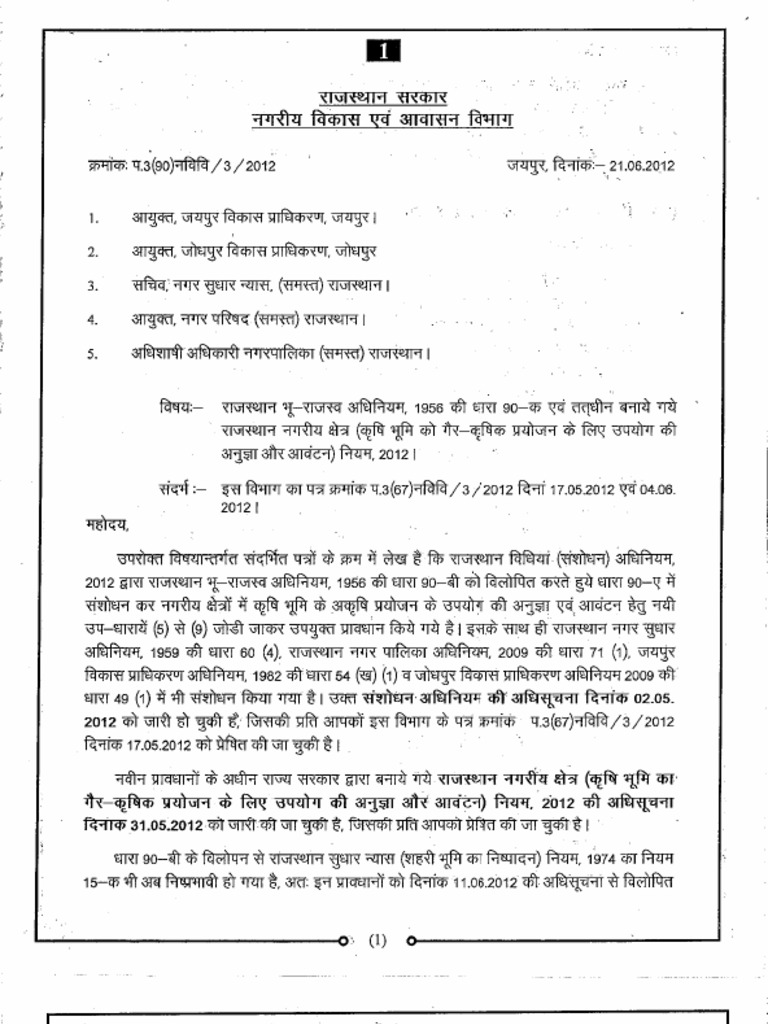 Applying Procedure of Land Conversion (90-A) | PDF