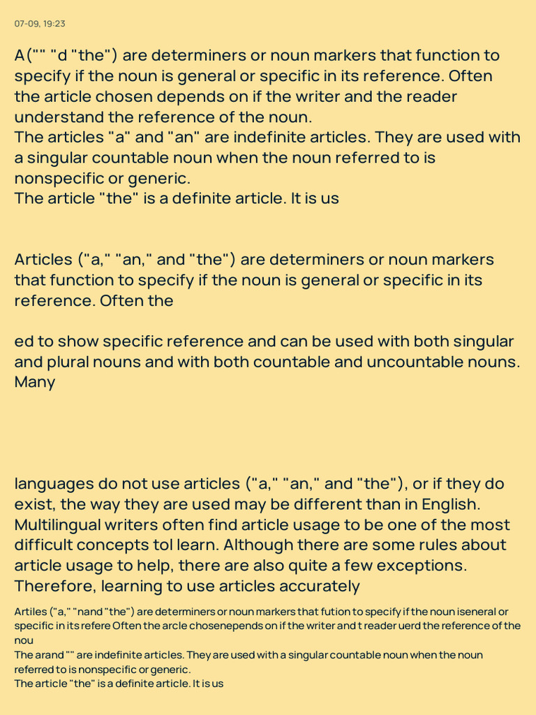 EasyNotes 20240709 192307 147 | PDF | Noun | Grammatical Number