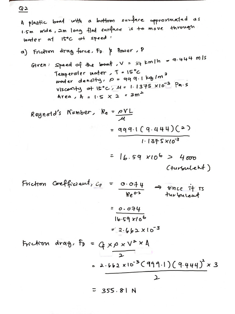Q2 Assignment Fluid | PDF