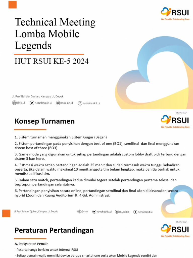 Lomba Mobile Legends Terms & Police | PDF