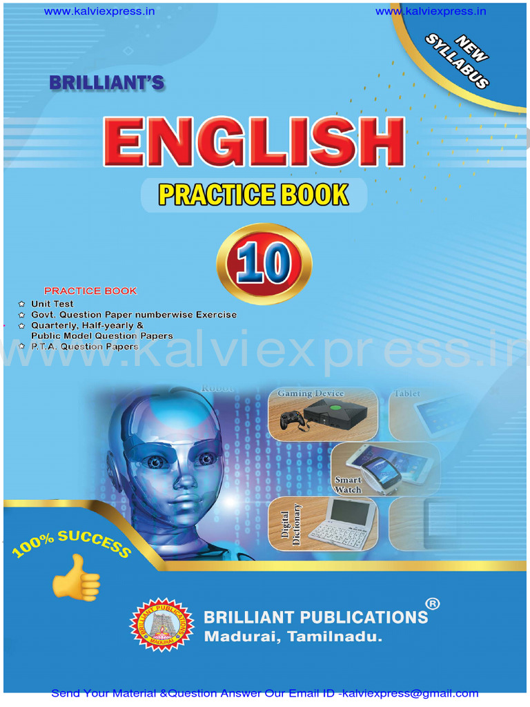 10-ENGLISH-PRACTICE BOOK FULL GUIDE BY BRILLIANT PUBLICATION'S WAY TO ...
