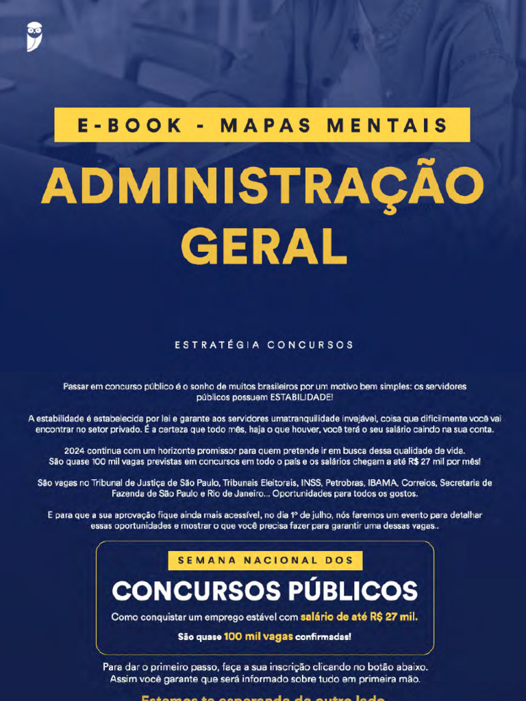 Mapas Mentais Administracao Geral EC Atualizado | PDF