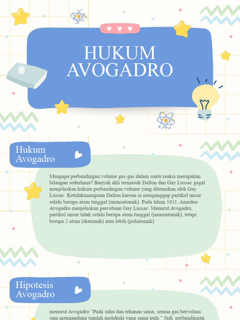 Hukum Avogadro | PDF