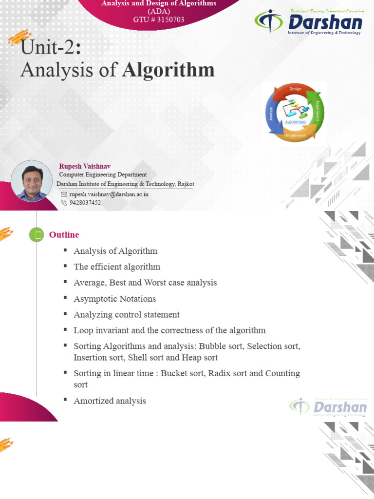 Analysis of Algorithms Overview | PDF | Computational Complexity Theory | Time Complexity