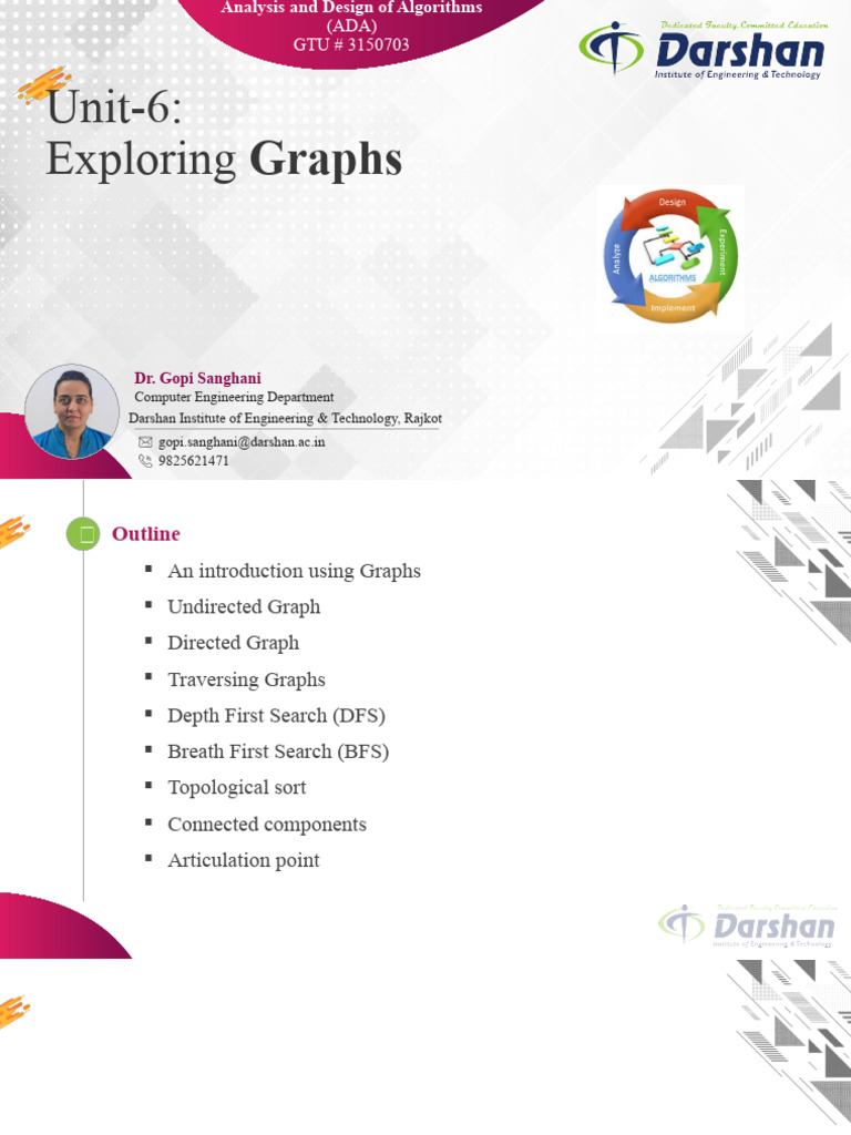 Unit-6 Exploring Graphs | PDF | Applied Mathematics | Graph Theory