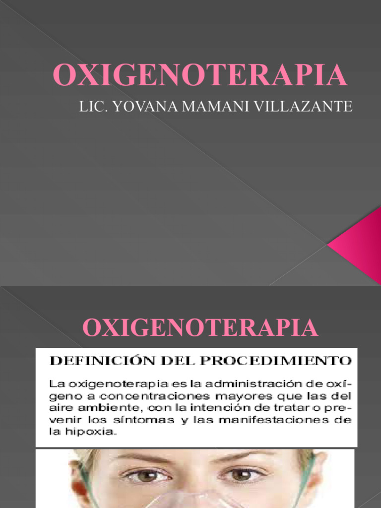 Oxigen Oter Apia | PDF | Respiración | Medicina CLINICA