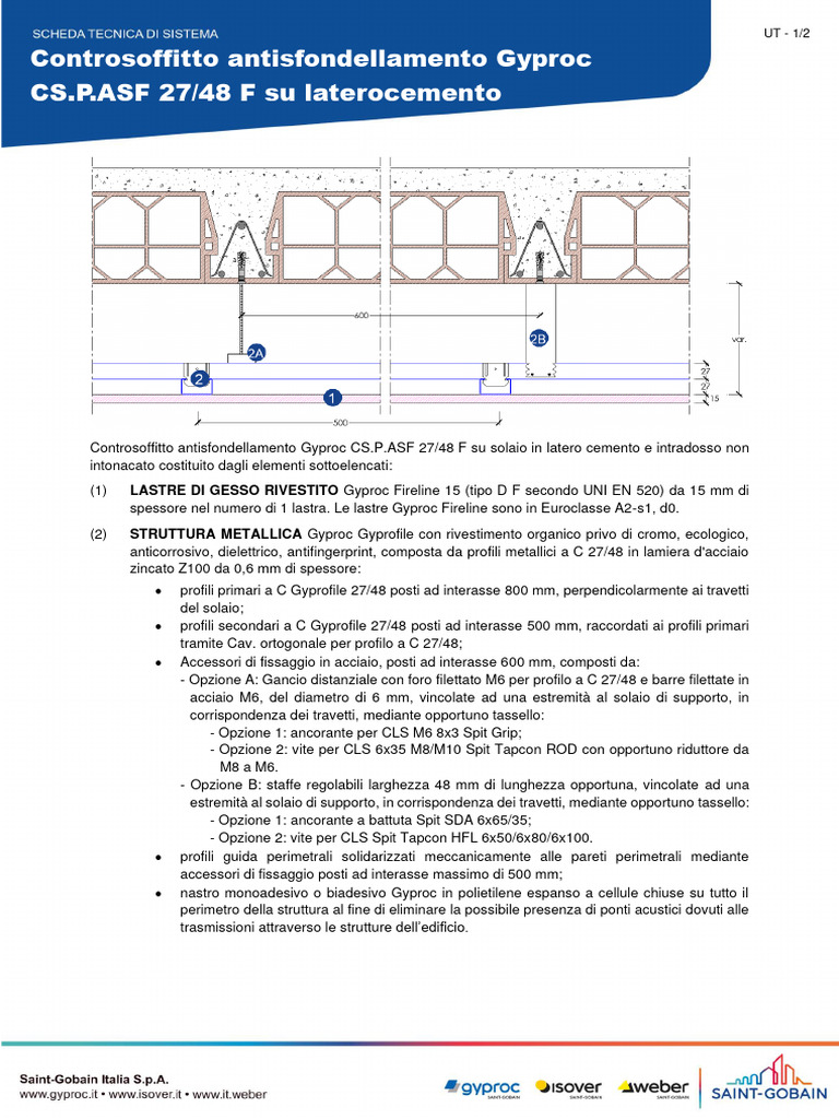 CS.P.ASF 27-48 F Su Laterocemento | PDF