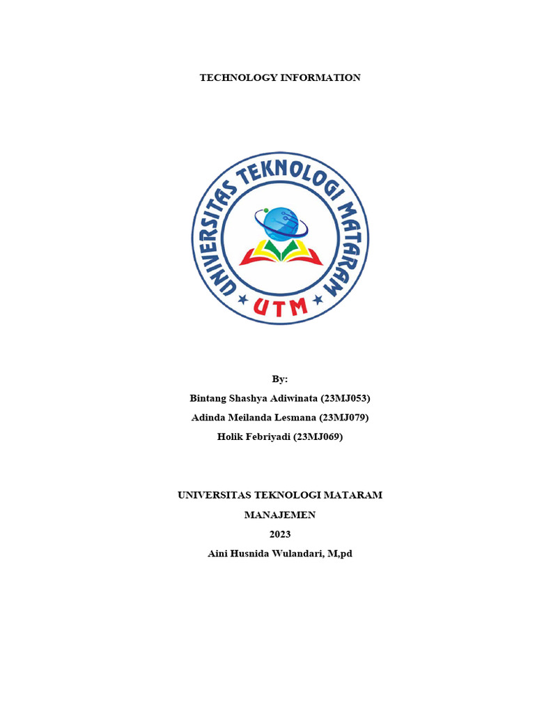 Information Technology Overview | PDF | Information Technology | Information