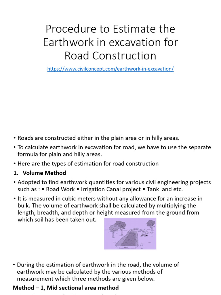 Chapter 1 Part 3 Proceduretoestimatetheearthworkinexcavation | PDF ...
