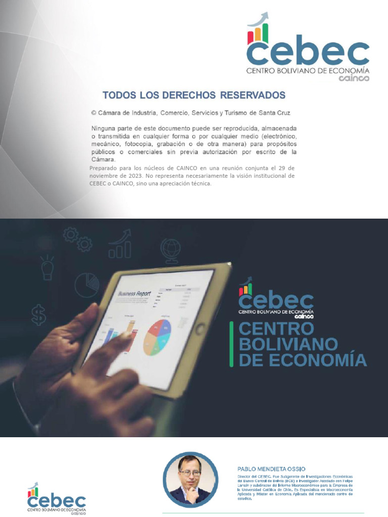 Perspectivas Económicas 2024 - CEBEC CAINCO | PDF | Finanzas ...