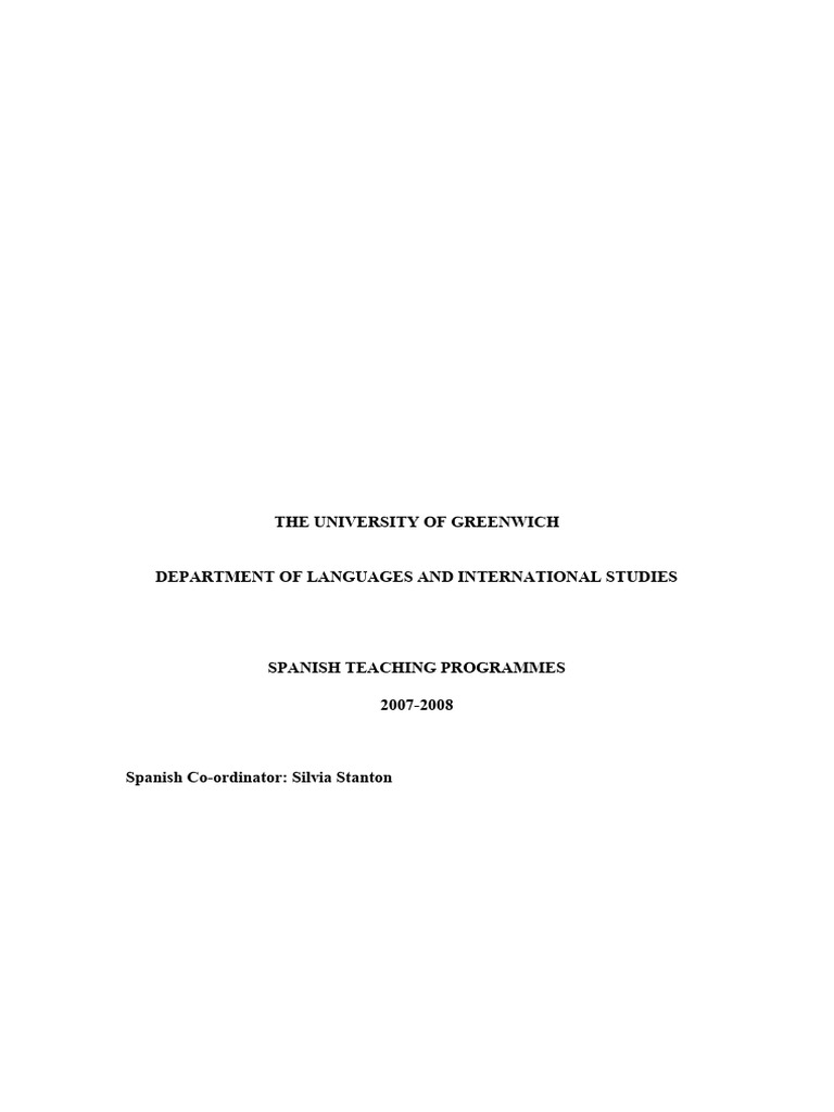 TEACHING PROGRAMMES ALL LEVELS | PDF | Grammatical Tense | Adverb