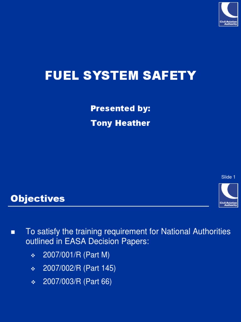 Fuel Tank Safety Training Overview | PDF | National Transportation ...