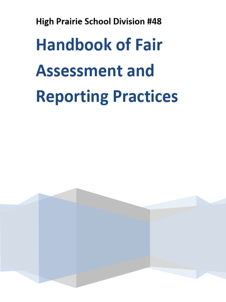 Handbook of Fair Assessment and Reporting... | PDF | Educational ...