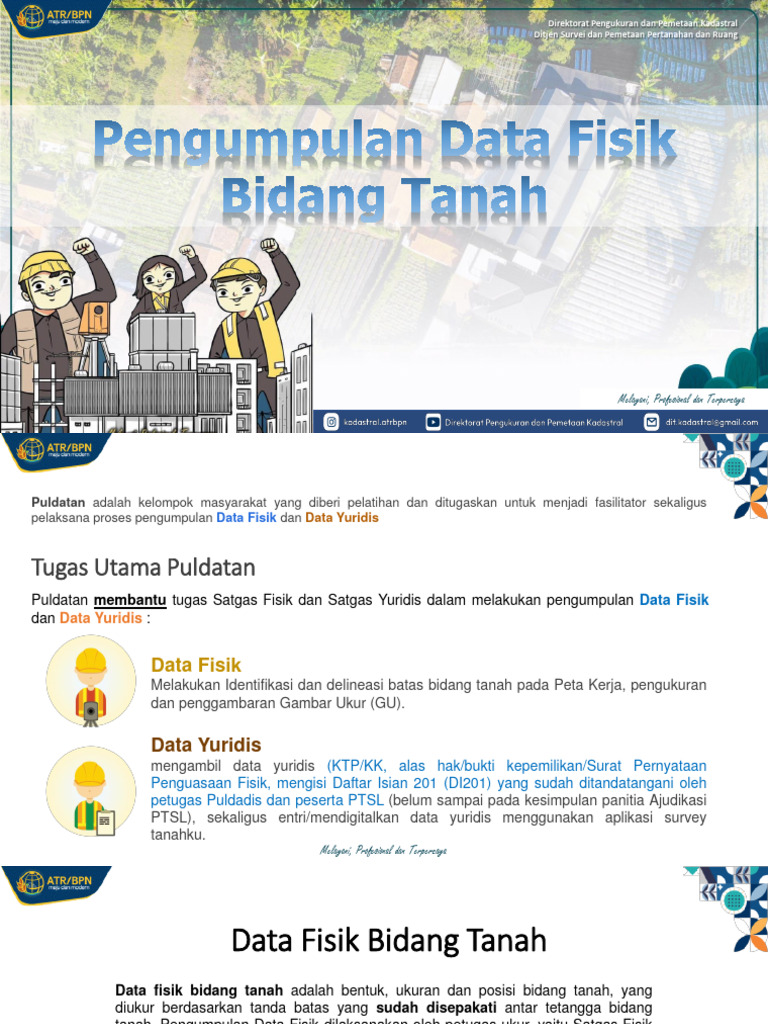 Peran Puldatan Pada Pengumpulan Data Fisik - v1 | PDF