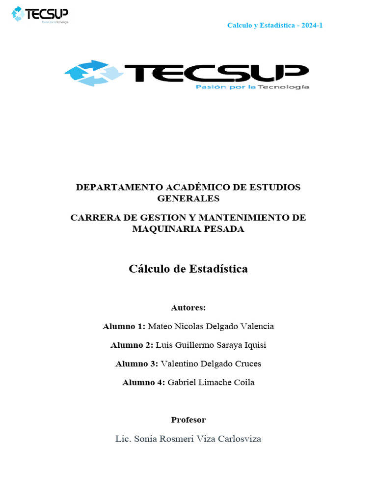CALCULO YA Terminado y Mejorado | PDF | Desviación Estándar | Diferencia