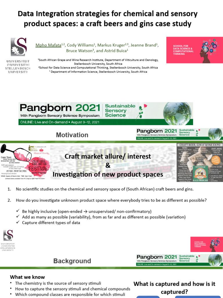 Pangborn Conference 2021 | PDF | Factor Analysis | Principal Component ...