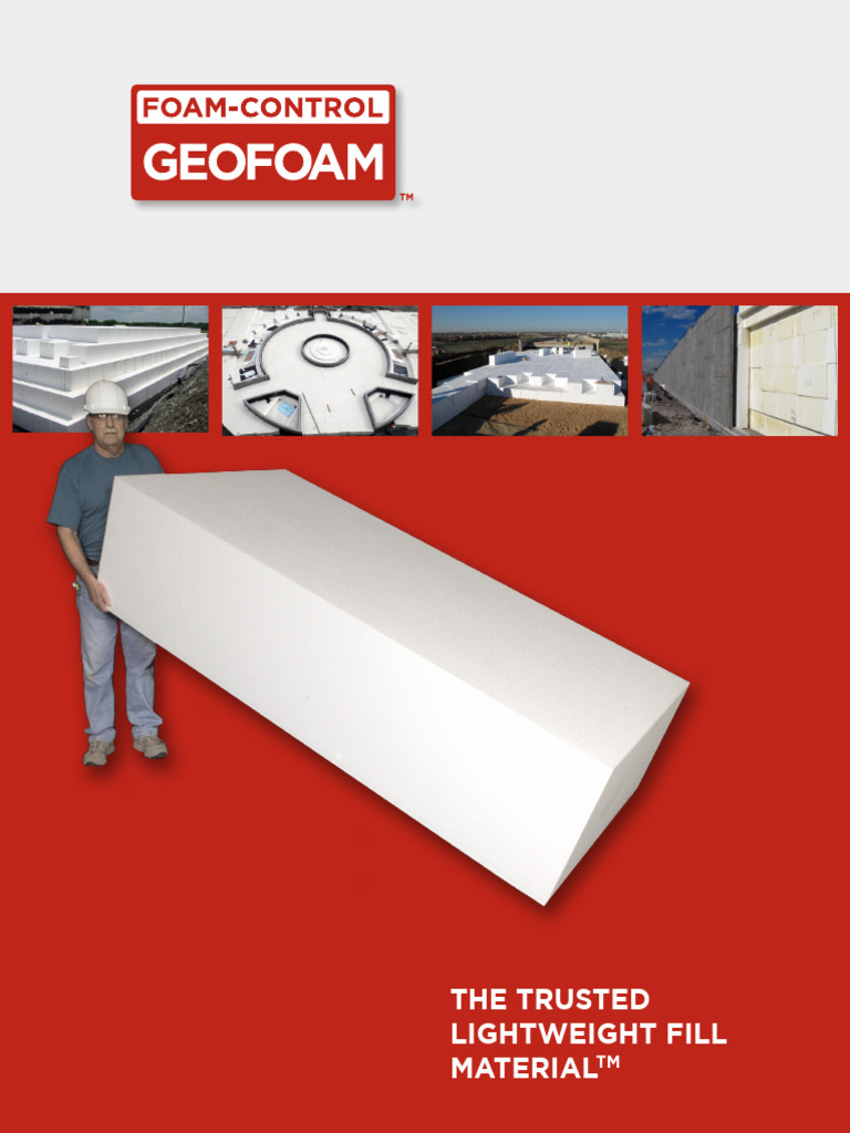 Foam Control Geofoam | PDF | Building Technology | Secondary Sector Of The Economy