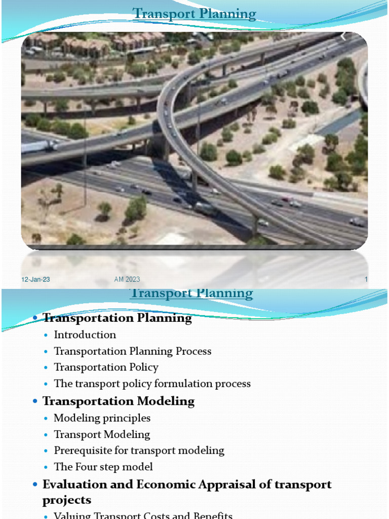 2 Transport Planning | PDF | Transport | Policy