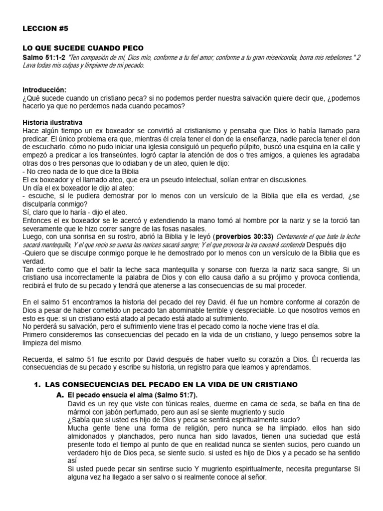 Lo Que Sucede Cuando Peco | PDF | Pecado | eucaristía
