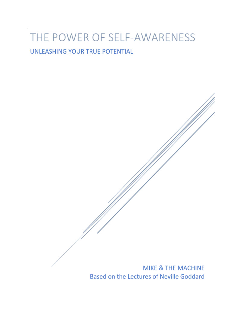 The Power of Self-Awareness | PDF | Feeling | Experience