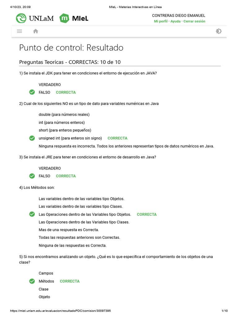 Examen - Programacion Basica 1 - Unlam | PDF | Lenguaje de programación | Java (lenguaje de ...