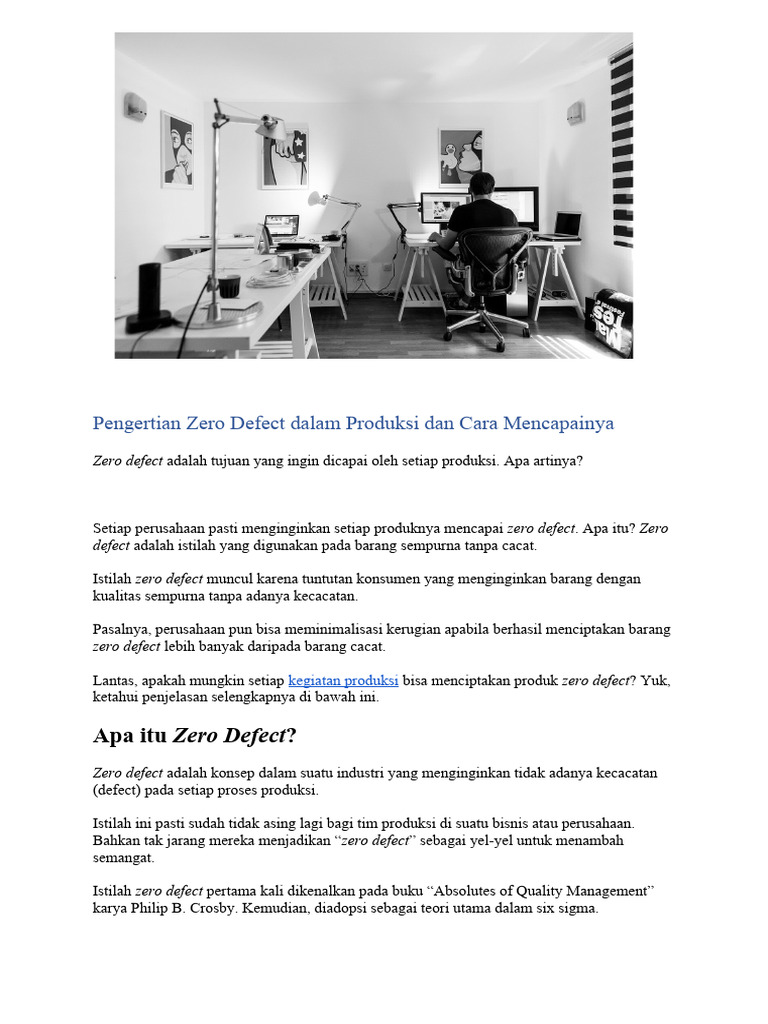 Zero Defect, Six Sigma From Absolut Quality Management by Philip B ... Zero Defect, Six Sigma From Absolut Quality Management by Philip B ...