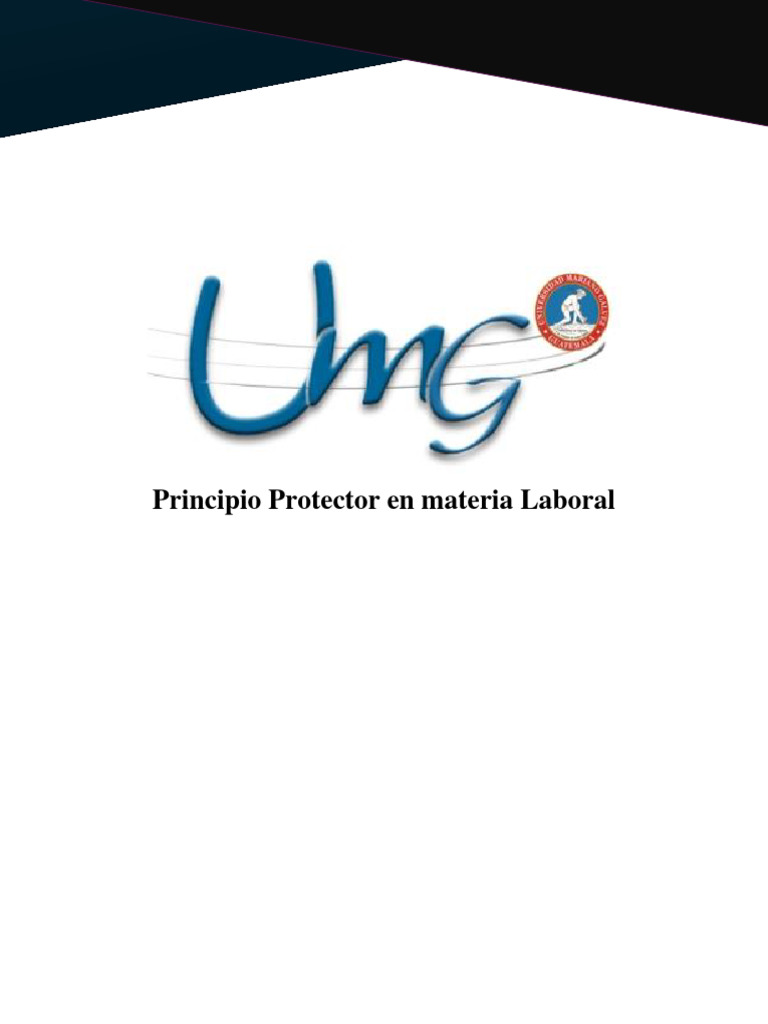 El Principio Protector Grupo 4 | PDF | Derecho laboral | Justicia social