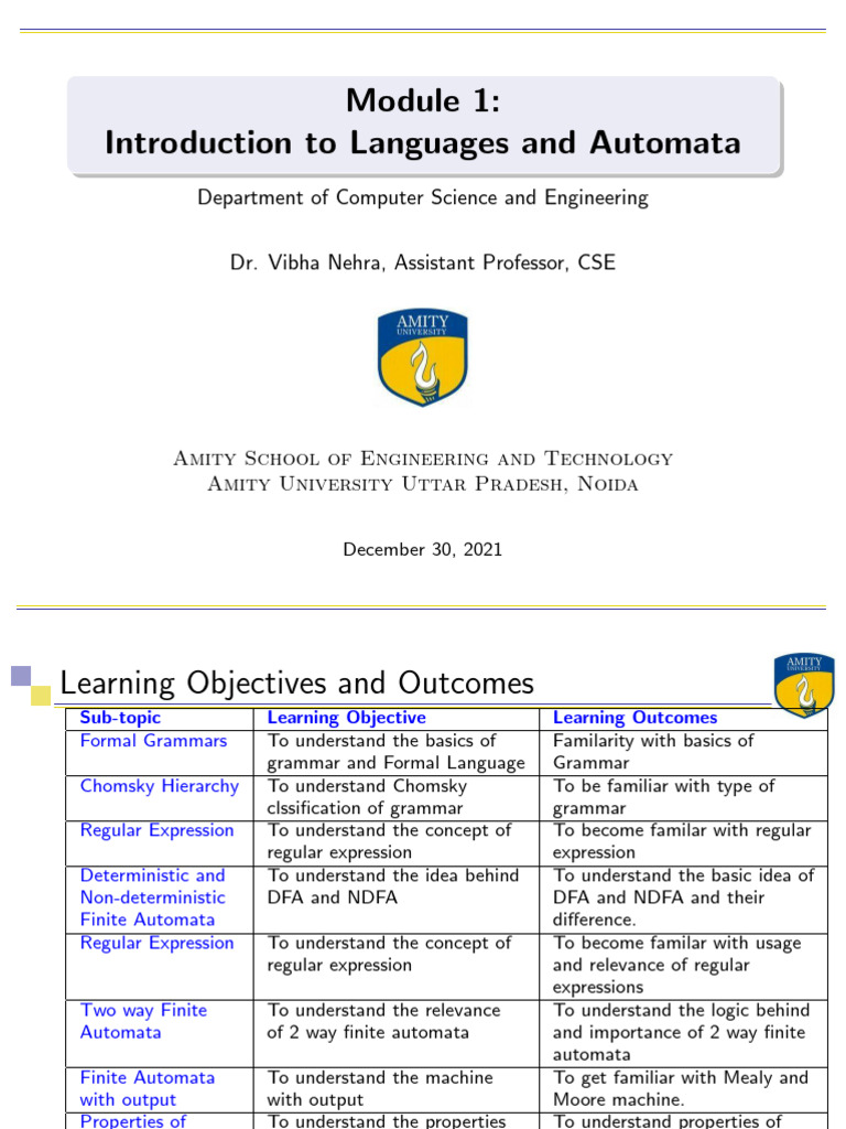 Toc 1-3 Combined | PDF | Automata Theory | Contradiction