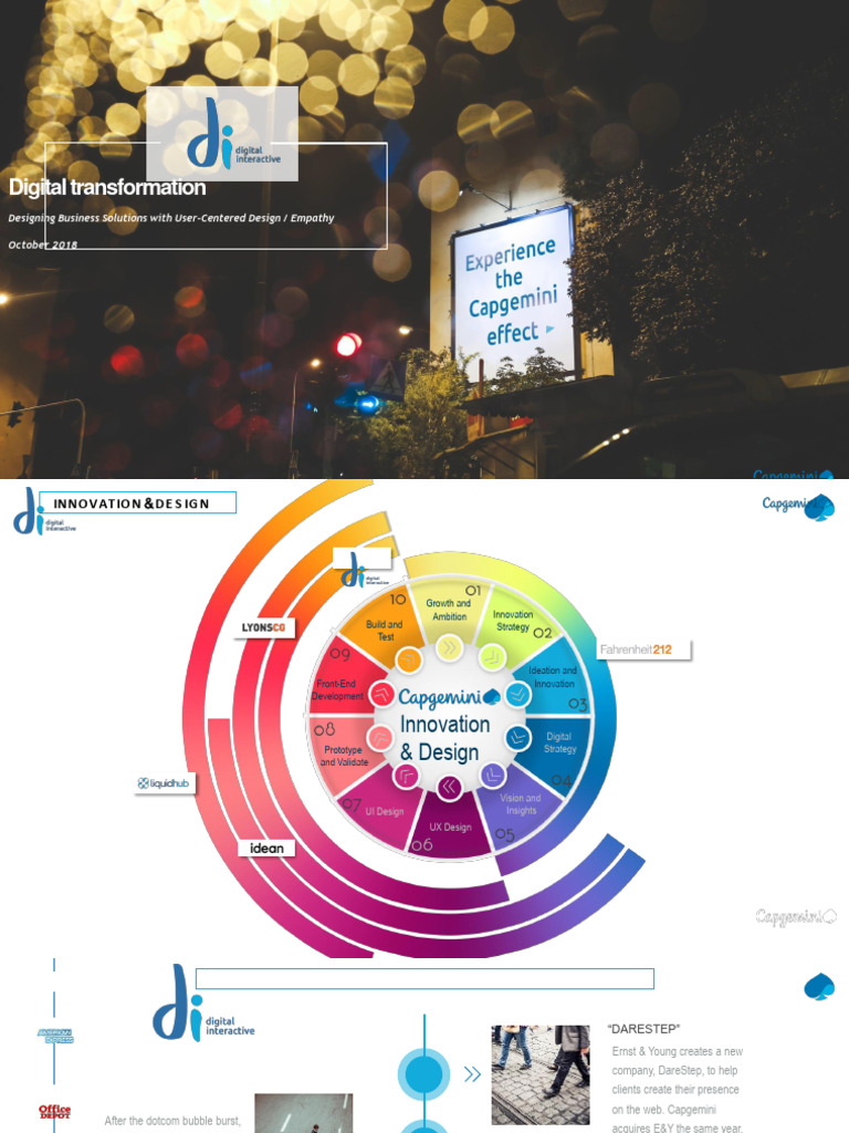 Capgemini's Digital Transformation Strategy | PDF | Innovation ...