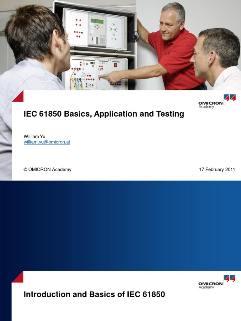 Omicron Iec 61850 Basic Anucha (For Me) | PDF | Network Topology | Computer Network