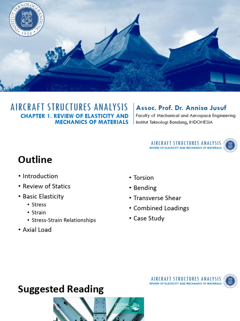 Aircraft Structures: Elasticity & Mechanics | PDF | Stress (Mechanics ...