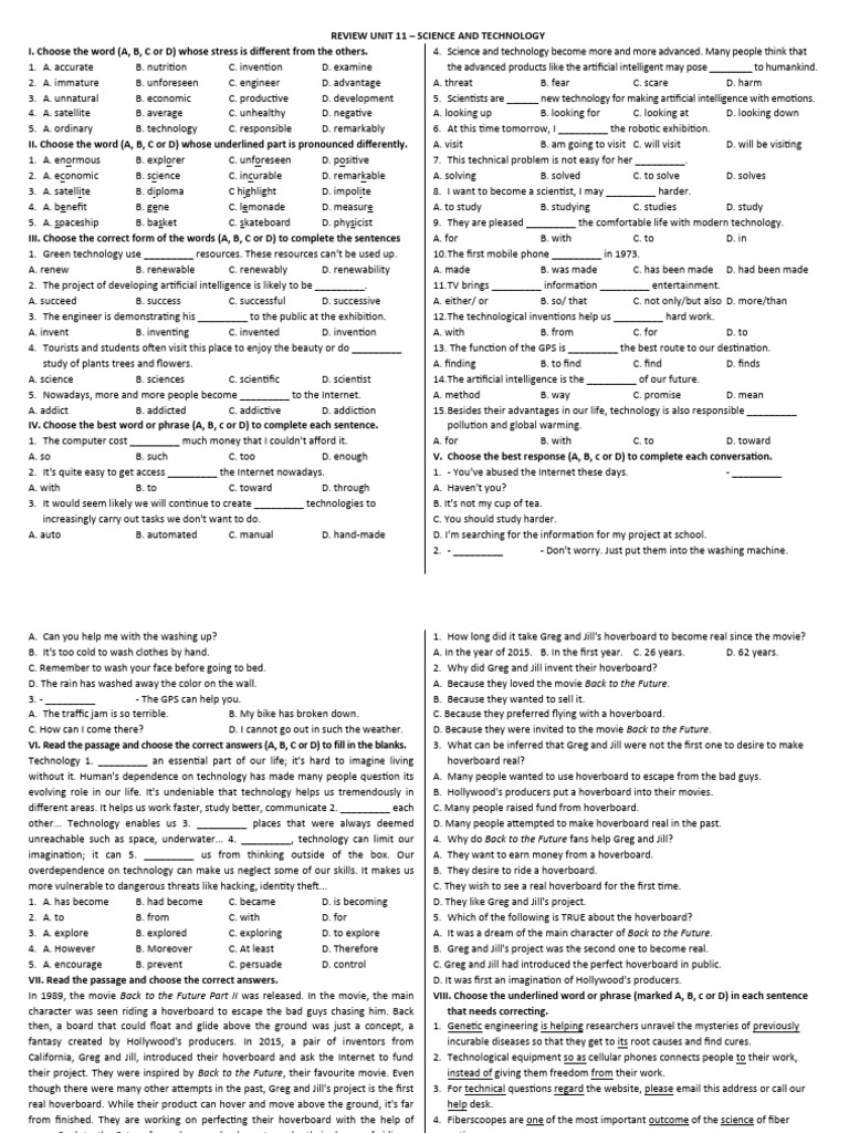 Unit 11 - BTTN | PDF | Science