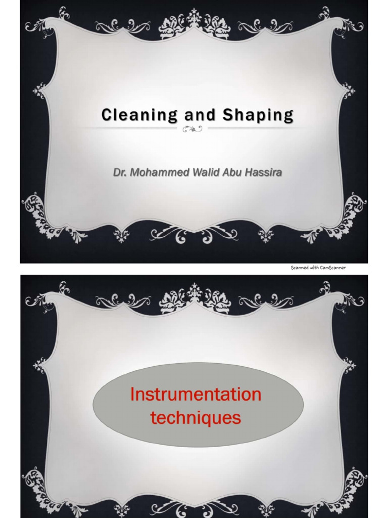 1.cleaning & Shaping | PDF