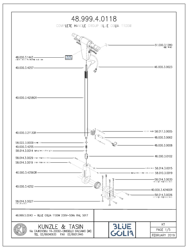 Blue Golia 1100W 19 - en | PDF