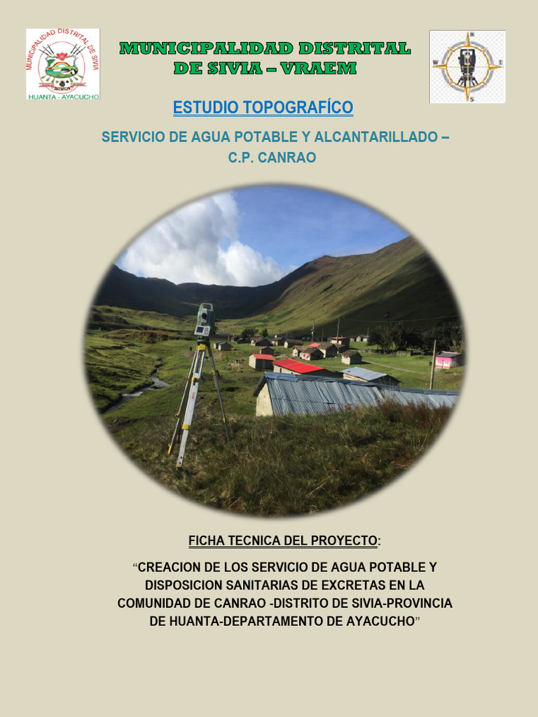 Estudio Topografico Vraem | PDF | Topografía | Cartografía