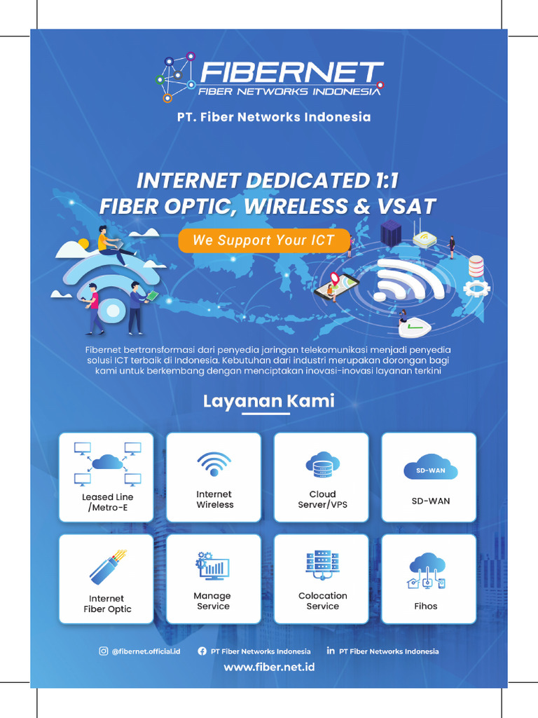 Brosur Fibernet | PDF