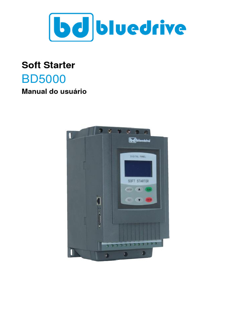 SOFT STARTER BD5000 Manual Completo | PDF | Motores | Rede elétrica