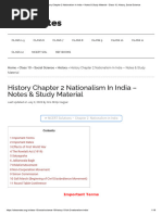 Class 10 History - Nationalism in India Map-Work | PDF