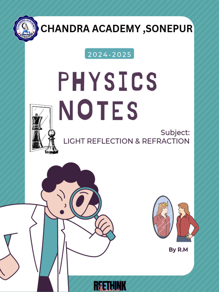 Light Notes By R M Pdf Download Free Pdf Mirror Refractive Index