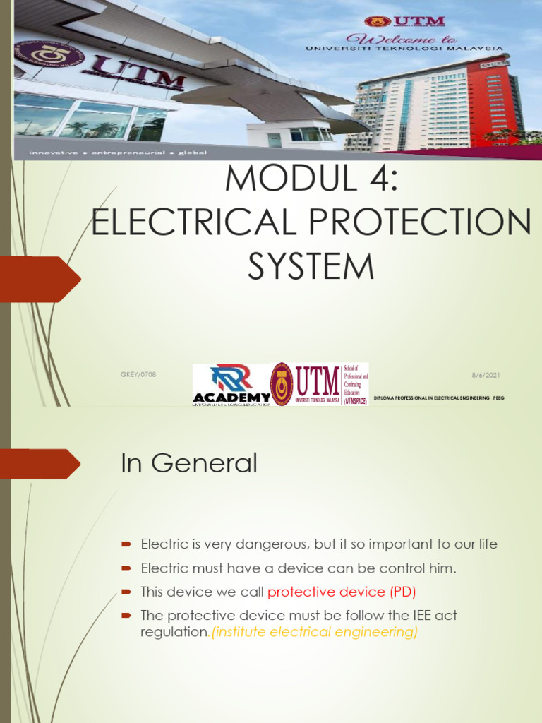 Modul 4 (Electrical Protection System) | PDF | Electrical Equipment | Electronics