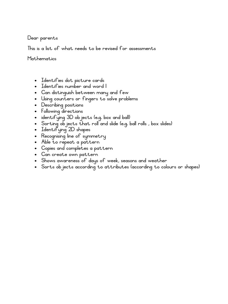 Assessment Breakdown Term 1 | PDF