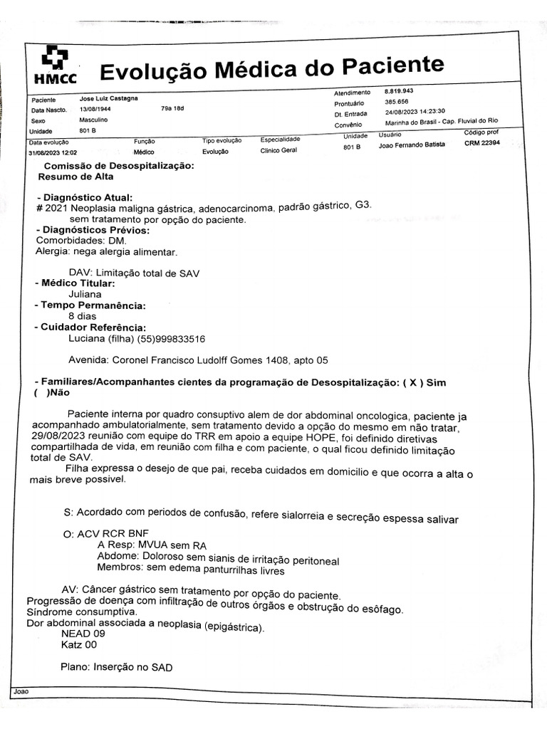 Laudo Exames I | PDF