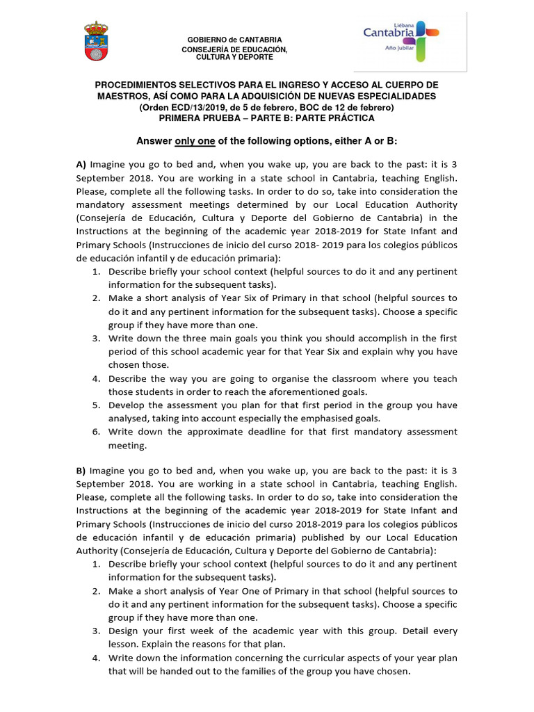 English Prueba 1 Parte B | PDF | Cognition | Learning