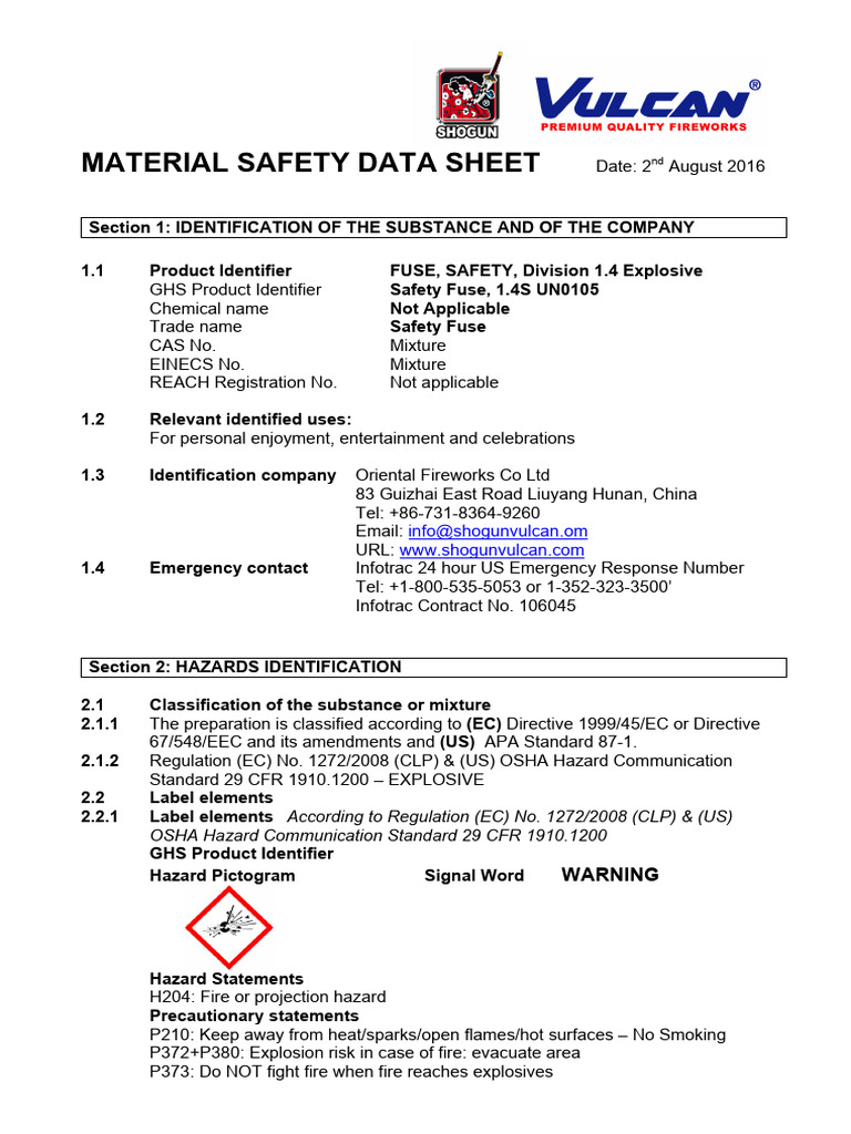 1737_Fuse__1 | PDF | Combustion | Occupational Safety And Health