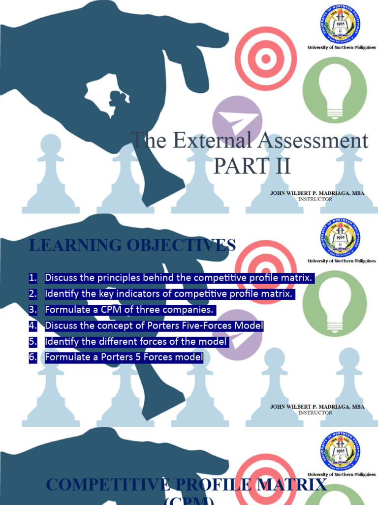 Lesson-5_-The-External-Assessment-P2 | PDF | Profit (Economics) | Marketing