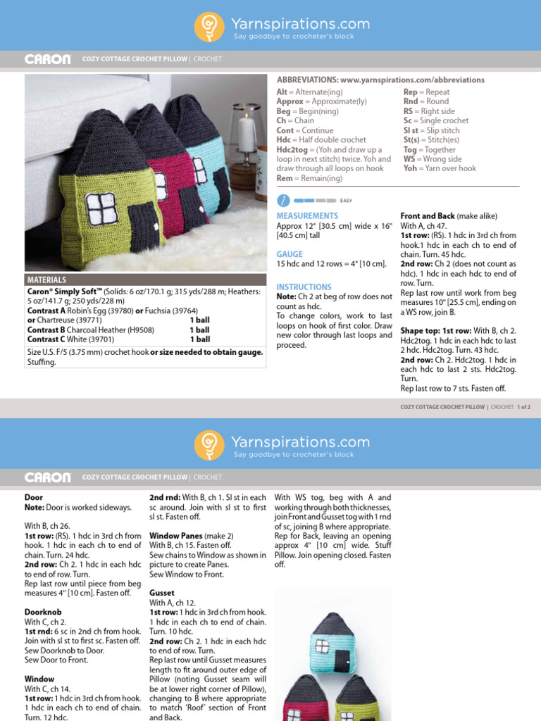 Porta | PDF | Crochet | Handicrafts