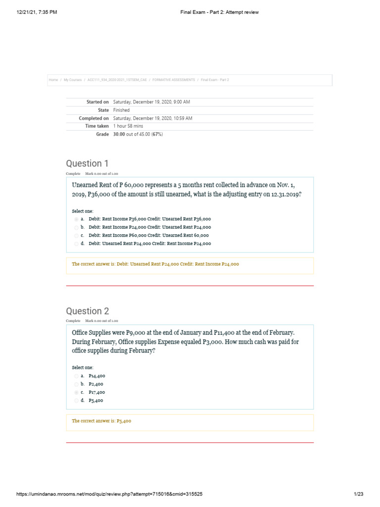 Acc111 124 Reviewer-1 | PDF | Debits And Credits | Financial Accounting