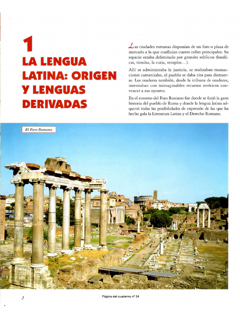 Lengua Latina - Unidad 1 | PDF